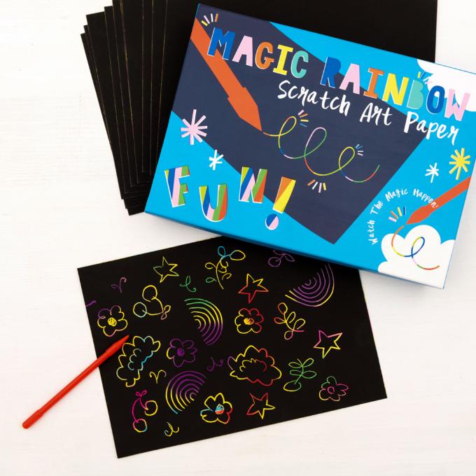 Rainbow Scratch Art Kit | ﻿Rex London