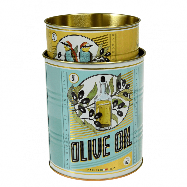 Olive Oil Storage Tins (set Of 2) | ﻿Rex London