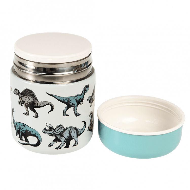 Prehistoric Land Stainless Steel Food Flask | ﻿Rex London