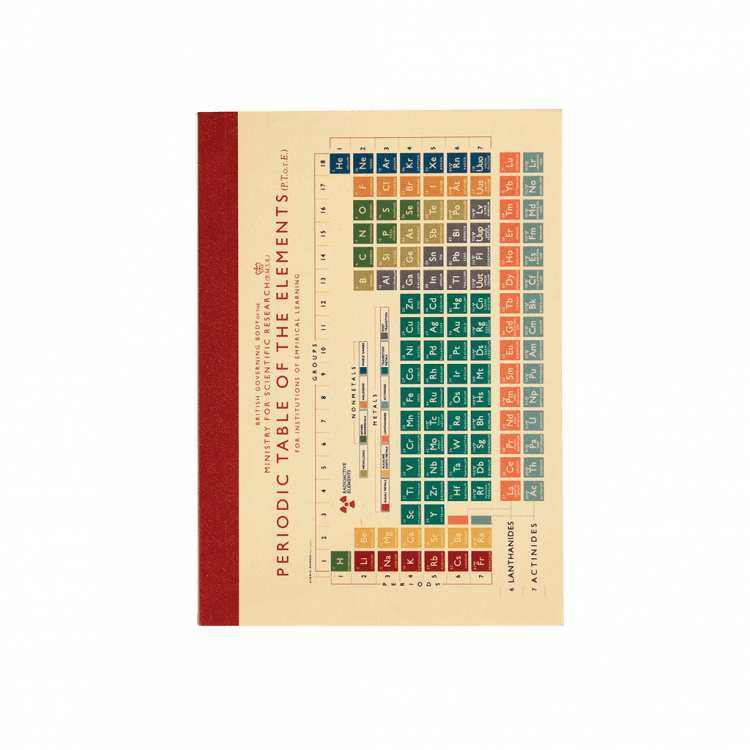 Periodic Table A6 Notebook | ﻿Rex London