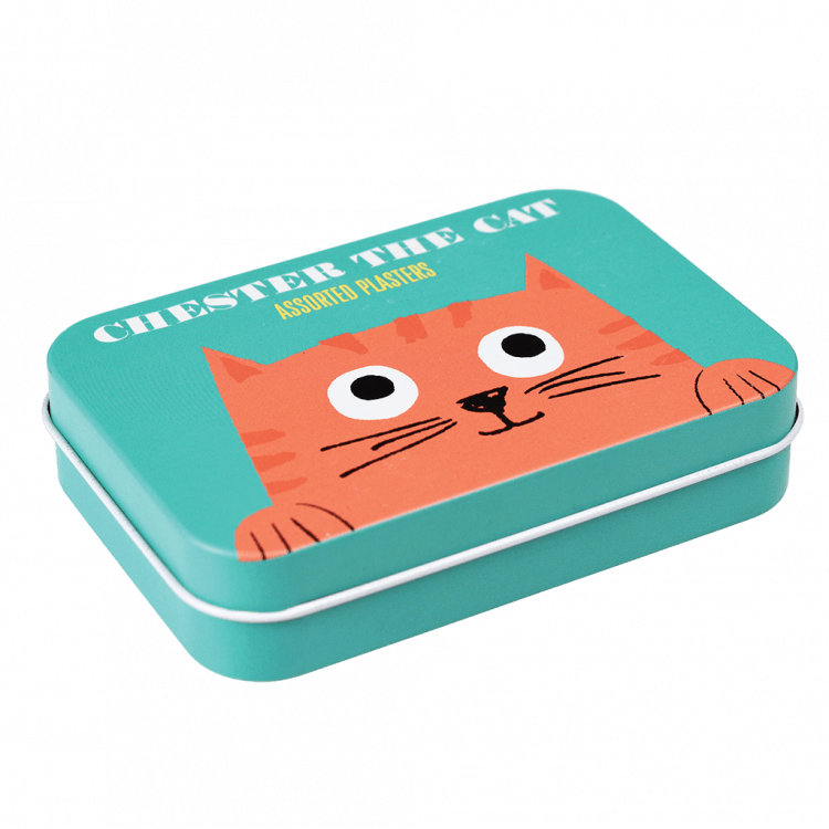 Chester The Cat Plasters In A Tin (pack Of 30) | ﻿Rex London