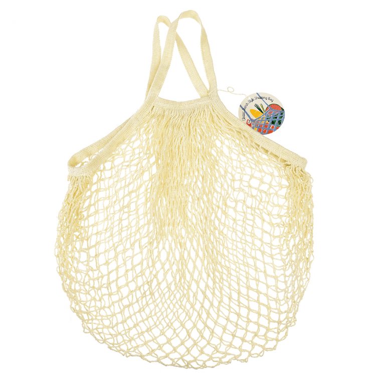 Cream French Style String Shopping Bag | ﻿Rex London