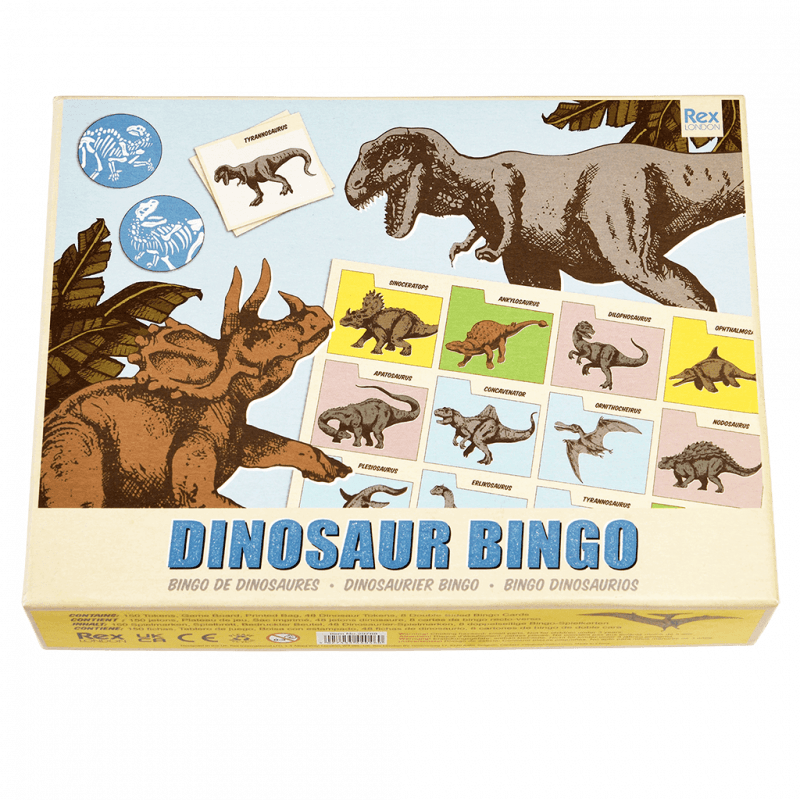 ﻿Dinosaur bingo - Prehistoric Land | ﻿Rex London