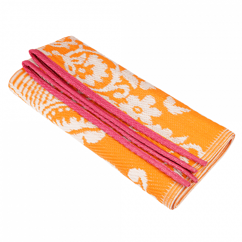 Recycled outdoor rug (180 x 120 cm) - Orange | ﻿Rex London