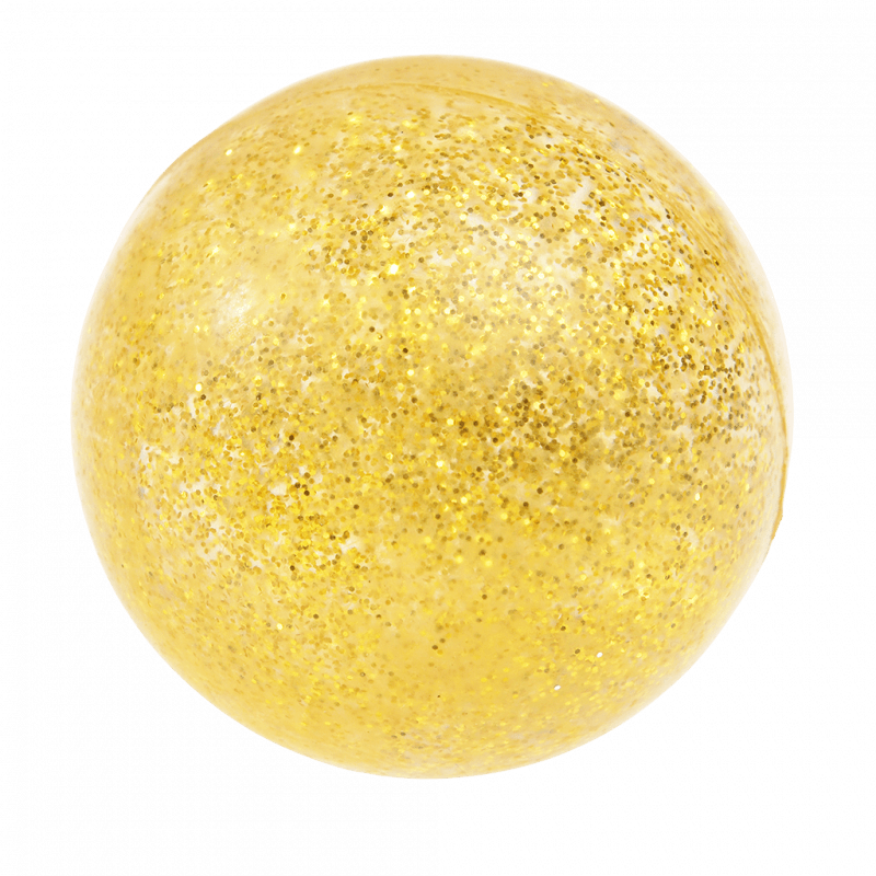 gold Glitter Bouncy Ball rex London