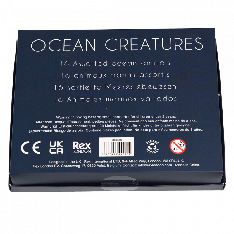 Ocean animals (box of 16) | ﻿Rex London