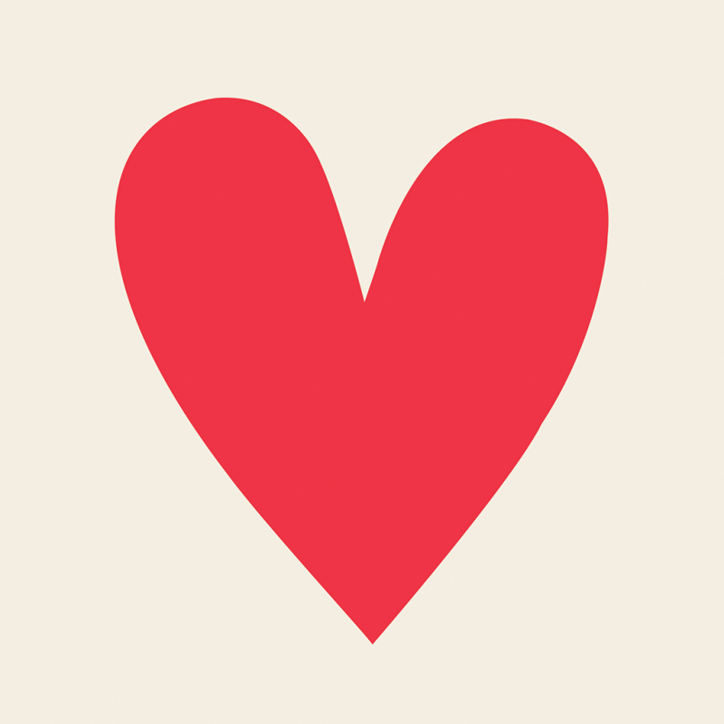 Greetings card - Big heart | ﻿Rex London