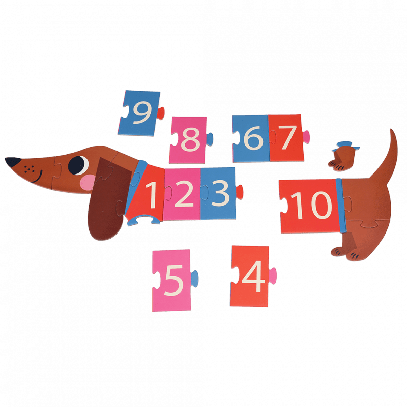 Sausage Dog Number Puzzle | ﻿Rex London
