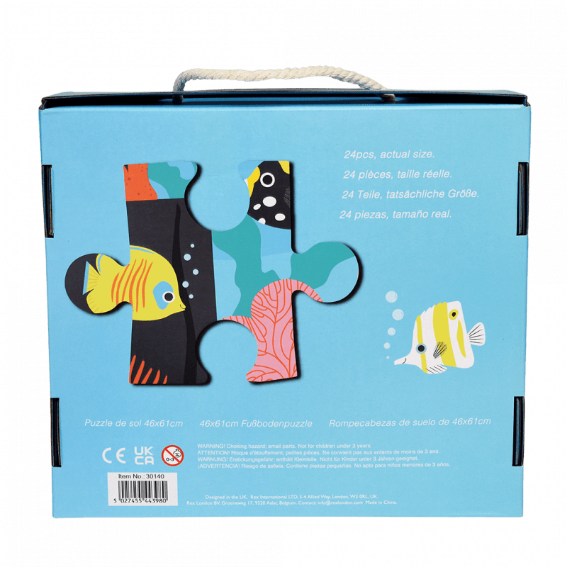 Floor puzzle (24 pieces) - Coral Reef | ﻿Rex London