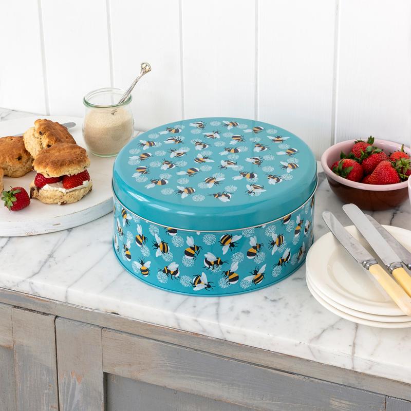 Cake storage tin - Bumblebee | ﻿Rex London