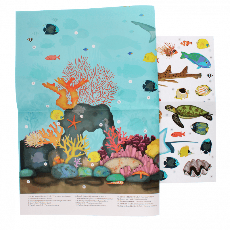 Coral Reef sticker poster | ﻿Rex London