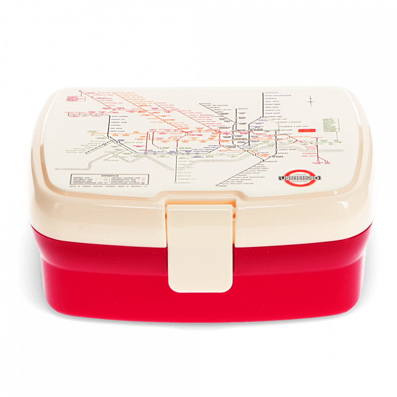 Lunch box with tray - TfL Heritage Tube map | ﻿Rex London