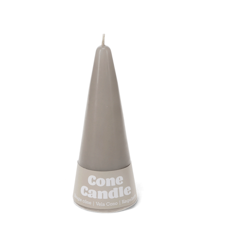 Small cone candle - Light Grey | ﻿Rex London