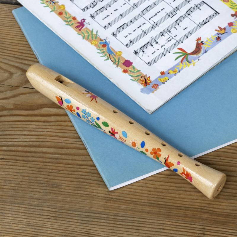 Children's wooden recorder - Fairies in the Garden | ﻿Rex London