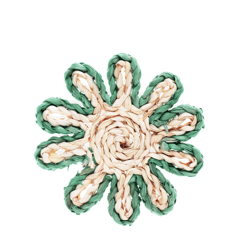 Corn husk coaster - Blue | ﻿Rex London