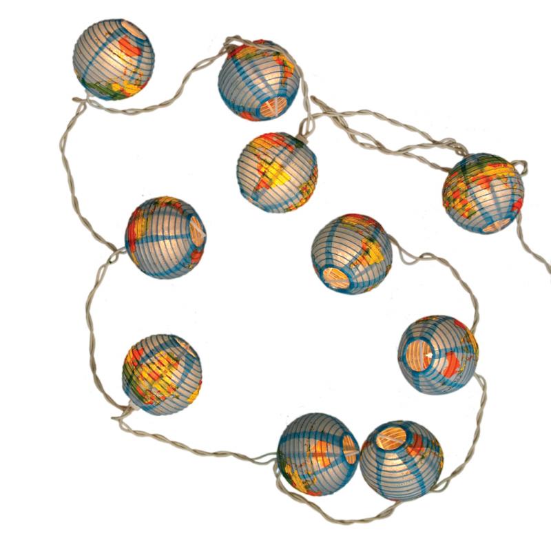 WORLD MAP LIGHTS WITH BRITISH STANDARD 3 PIN PLUG | ﻿Rex London