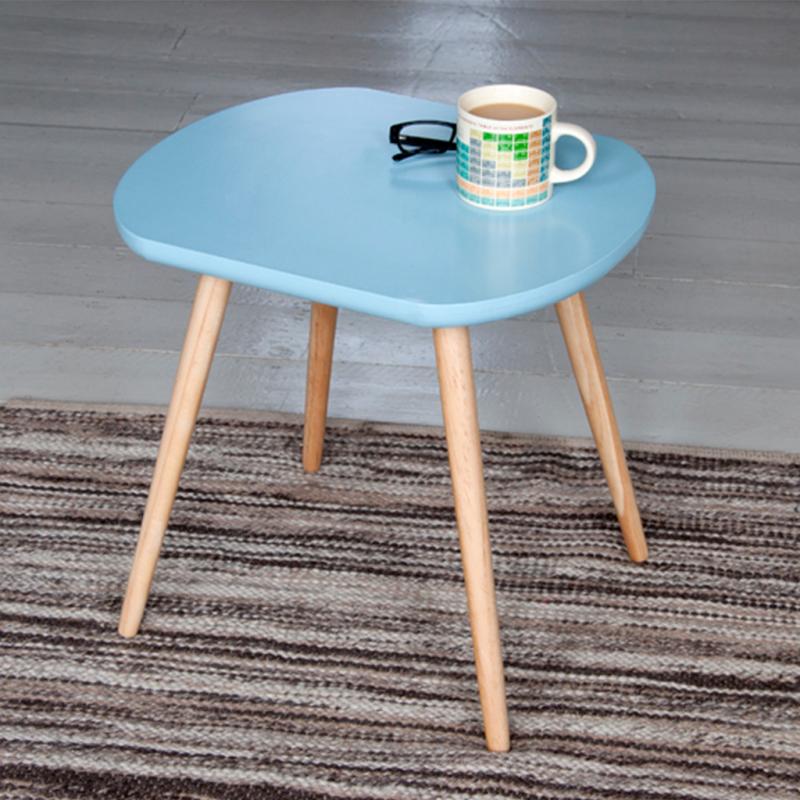 FIFTIES BLUE OVAL WOODEN COFFEE TABLE | ﻿Rex London