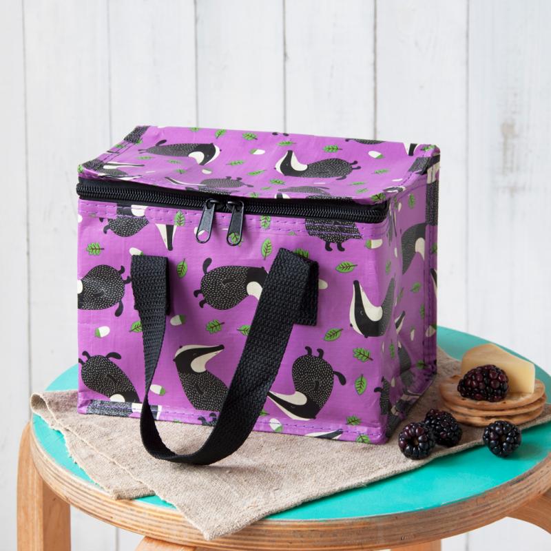 Mr Badger Design Lunch Bag | ﻿Rex London