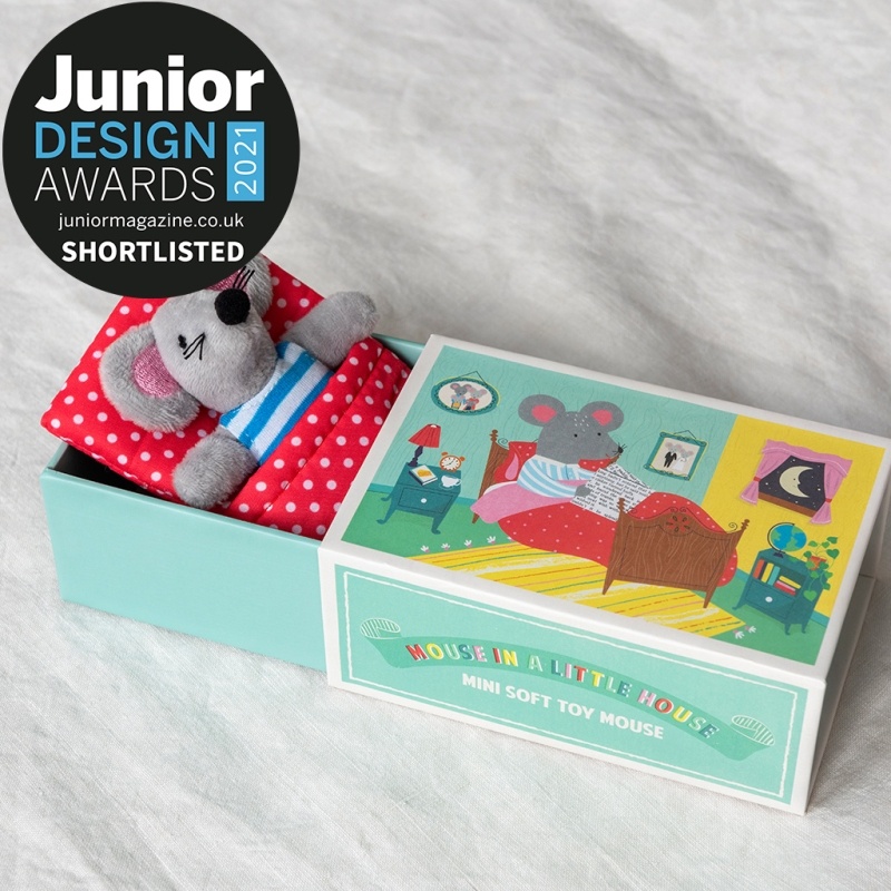 Mouse in a little box - Mouse in a House soft toy | ﻿Rex London