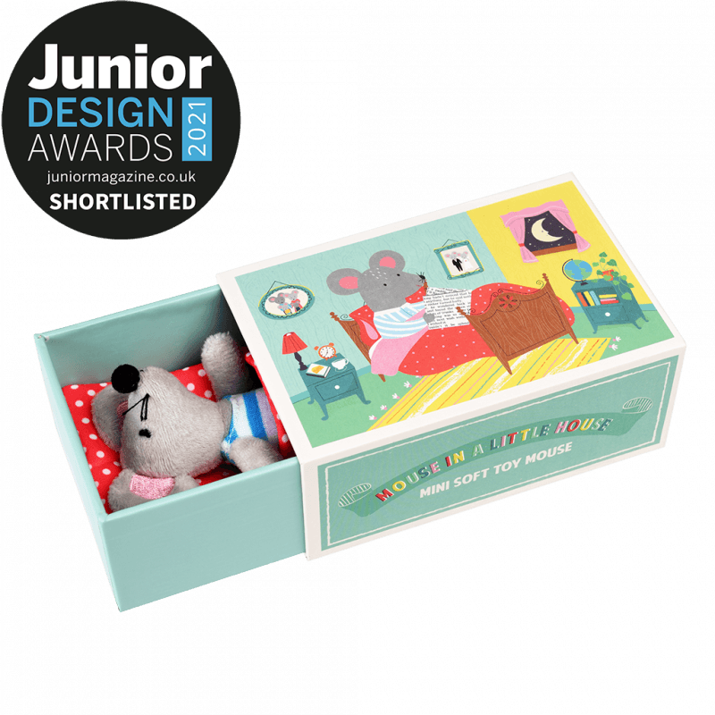 Mouse in a little box - Mouse in a House soft toy | ﻿Rex London