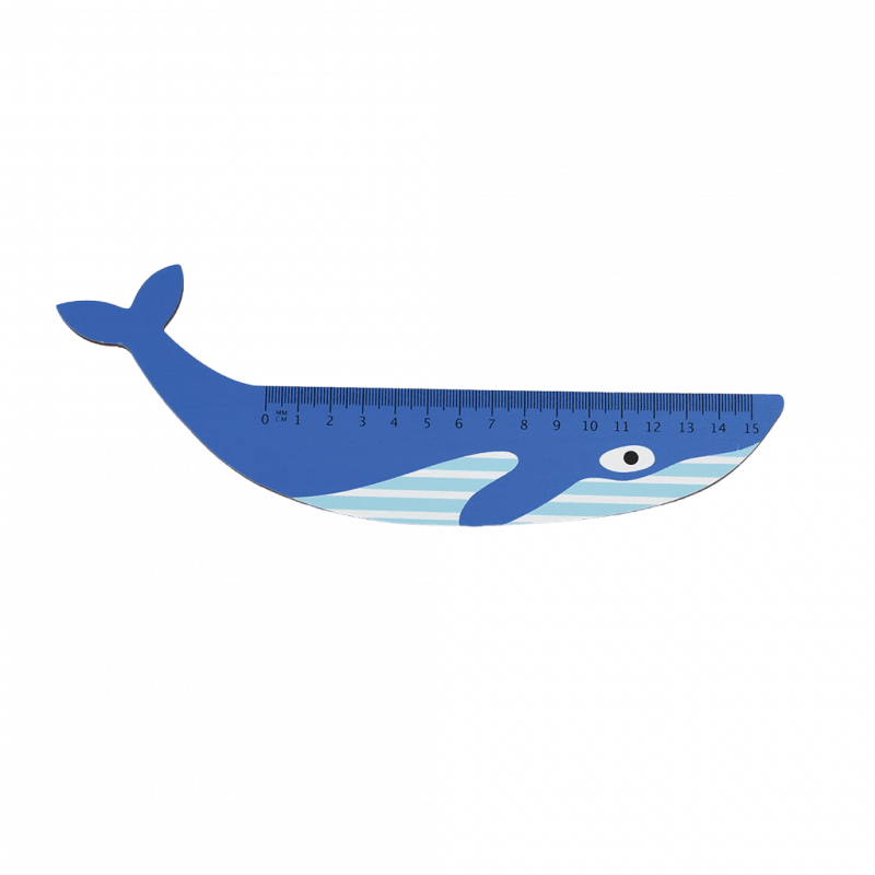 Wooden ruler - Blue whale | Rex London Wooden ruler - Blue whale | Rex London