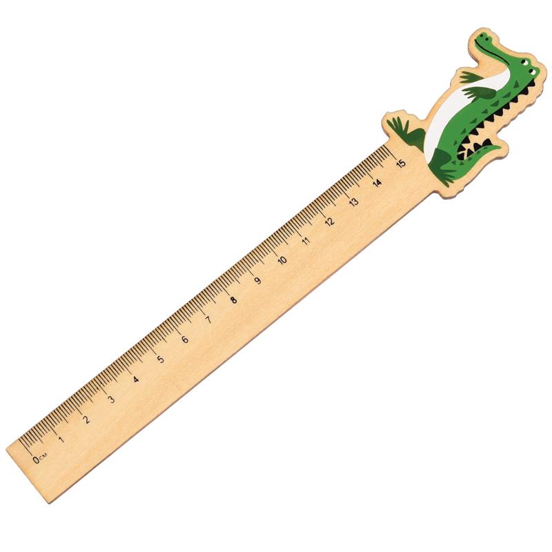Harry The Crocodile Wooden Ruler | ﻿Rex London