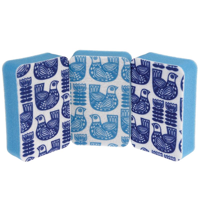 FOLK BIRD SPONGES X 3 | ﻿Rex London