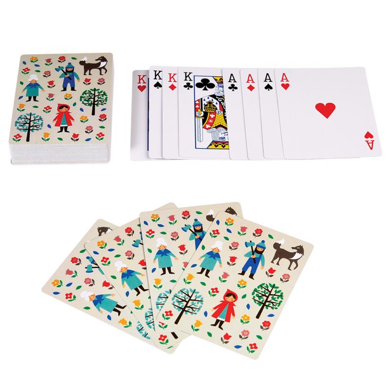 LITTLE RED RIDING HOOD PLAYING CARDS IN TIN | ﻿Rex London