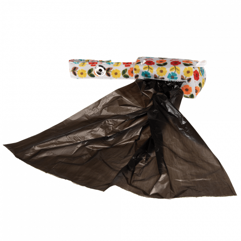 MID CENTURY POPPY POOP BAG HOLDER | ﻿Rex London