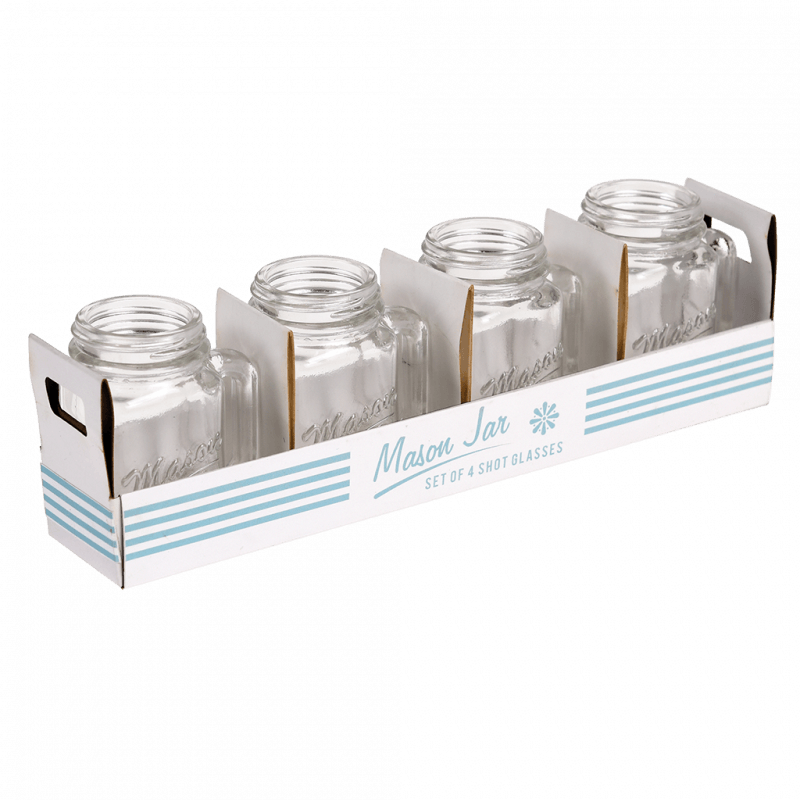 set Of 4 Mason Shot Glasses rex London