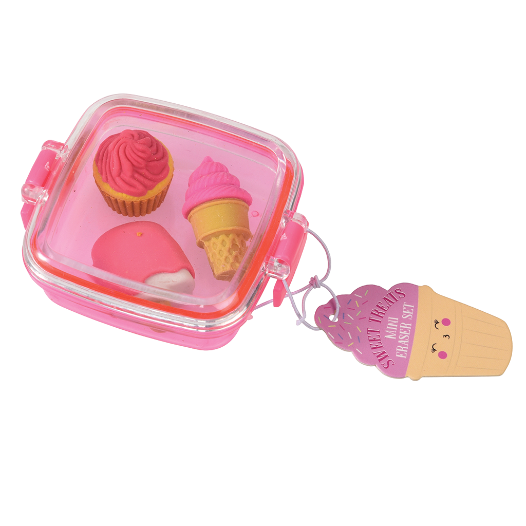 SWEET TREATS MINI ERASER SET | ﻿Rex London