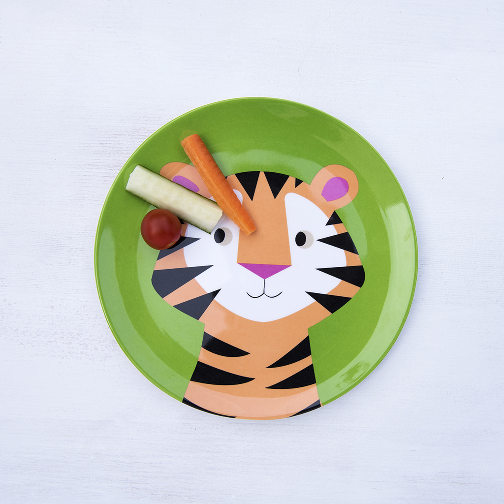 TIGER MELAMINE PLATE | ﻿Rex London
