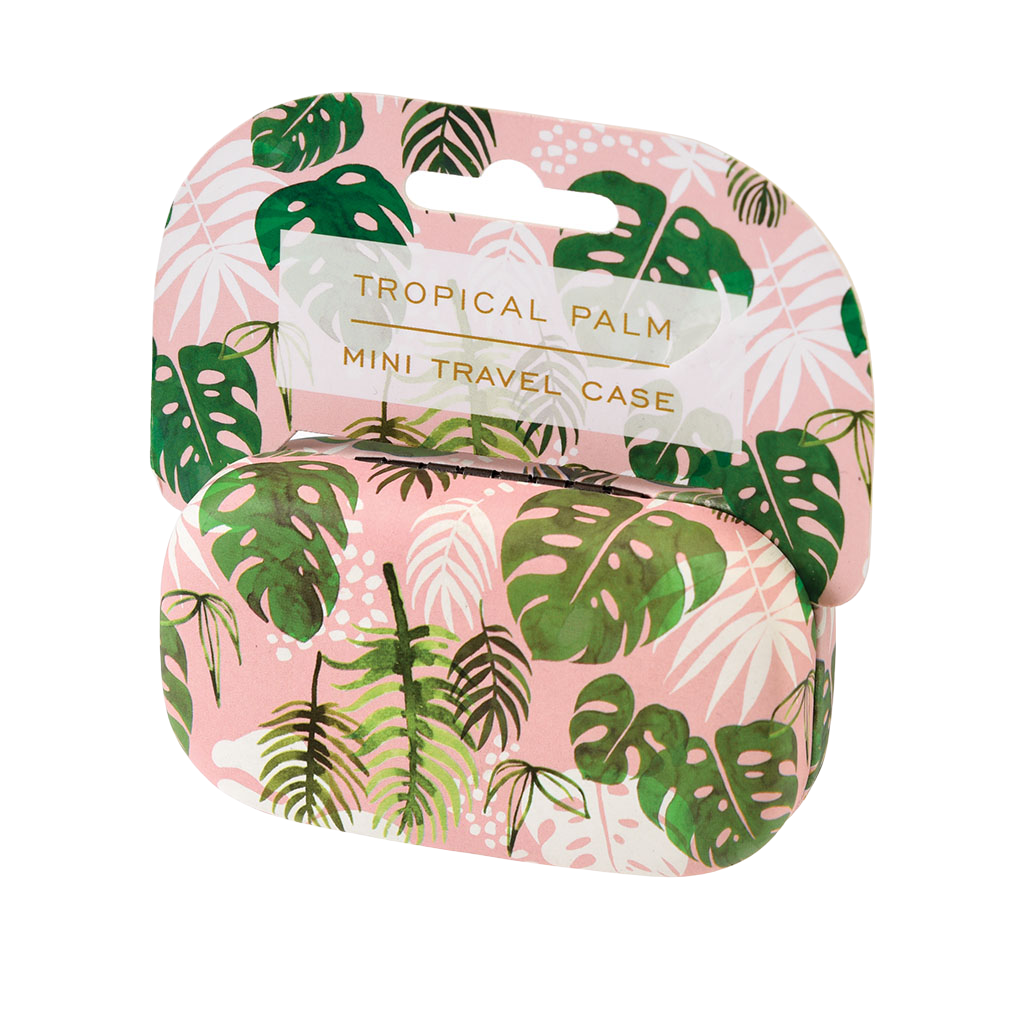 TROPICAL PALM MINI TRAVEL CASE | ﻿Rex London