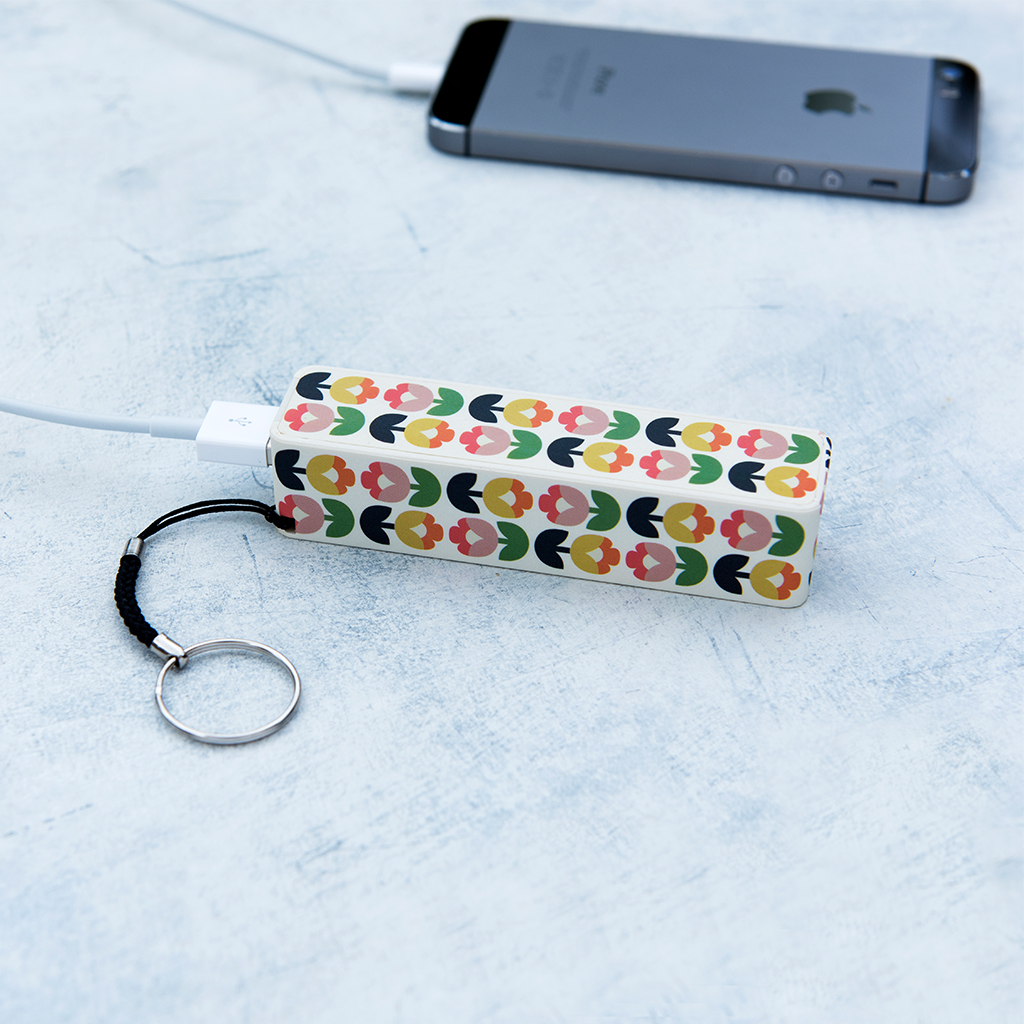 TULIP BLOOM USB PORTABLE CHARGER | ﻿Rex London