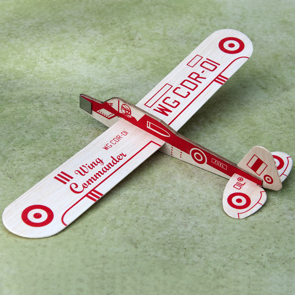 WING COMMANDER BALSA WOOD PLANE | ﻿Rex London