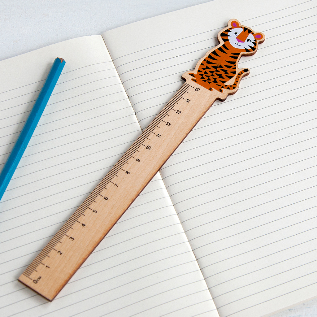WOODEN TIGER RULER | ﻿Rex London