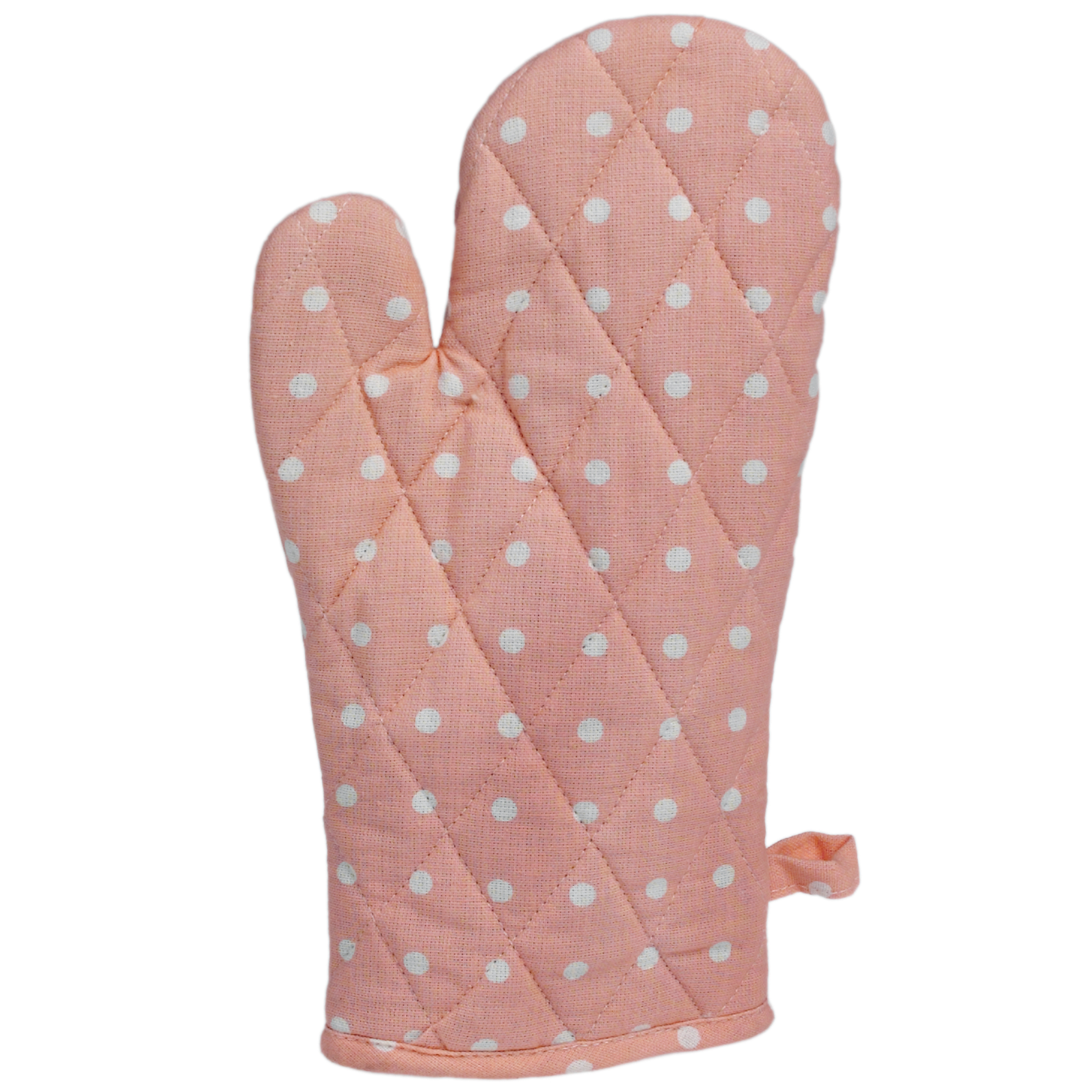 Classic Spot Cotton Oven Glove Pink | Rex London
