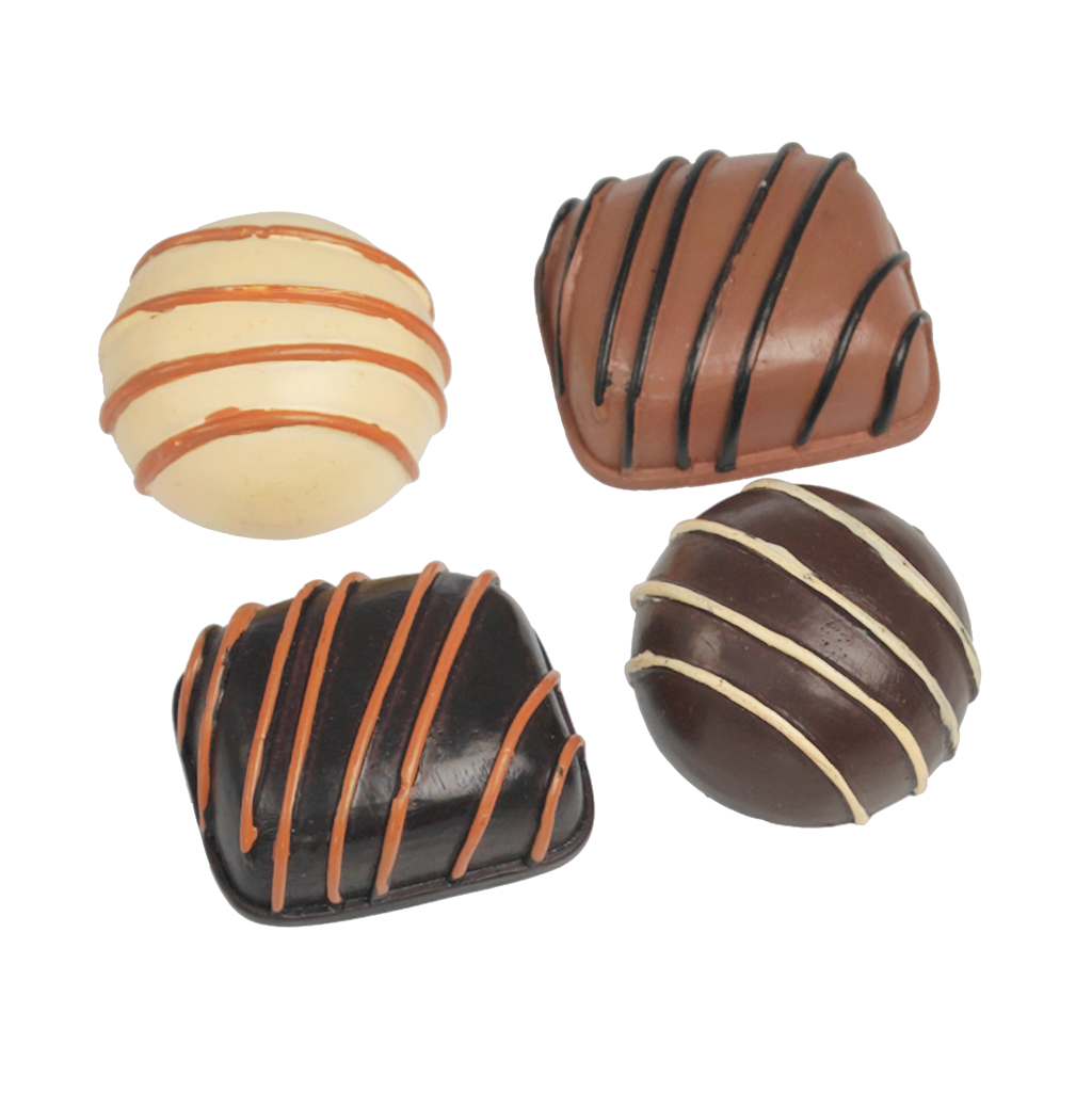 Set Of 4 Chocolate Fridge Magnets | Rex London