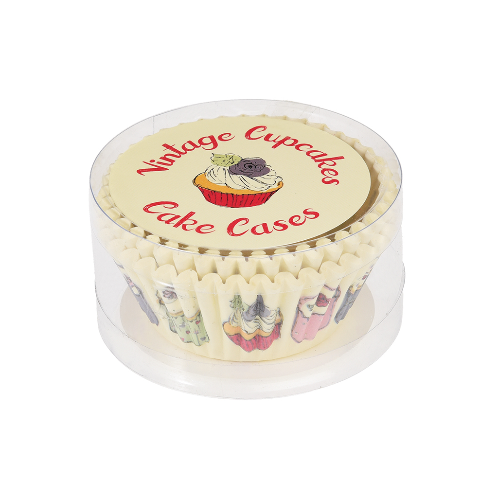 50 Vintage Cupcake Cake Cases | Rex London