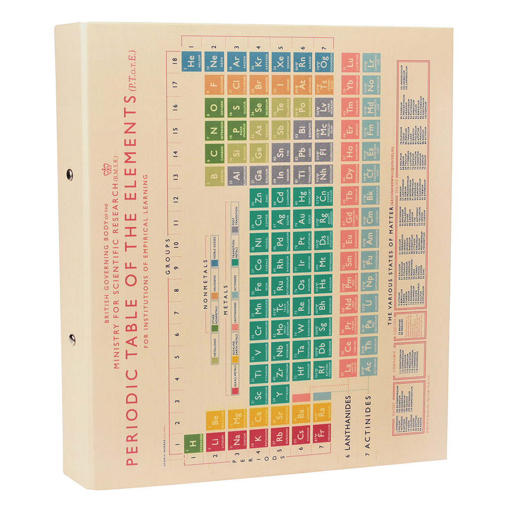 Periodic Table Ring Binder | Rex London