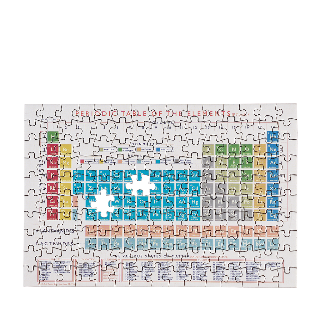 Periodic Table 150 Piece Mini Puzzle In A Tube | Rex London