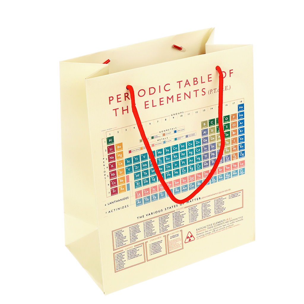 Small Periodic Table Gift Bag | Rex London