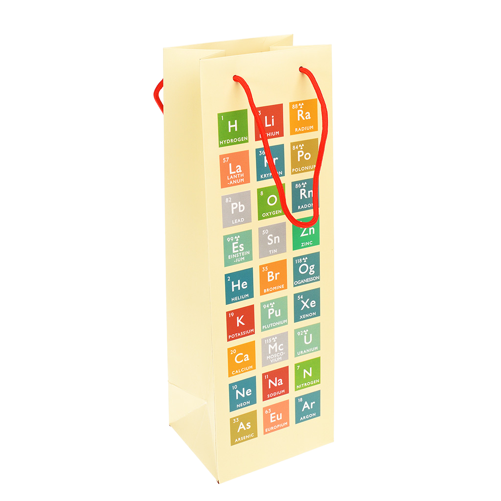 Periodic Table Bottle Gift Bag | Rex London