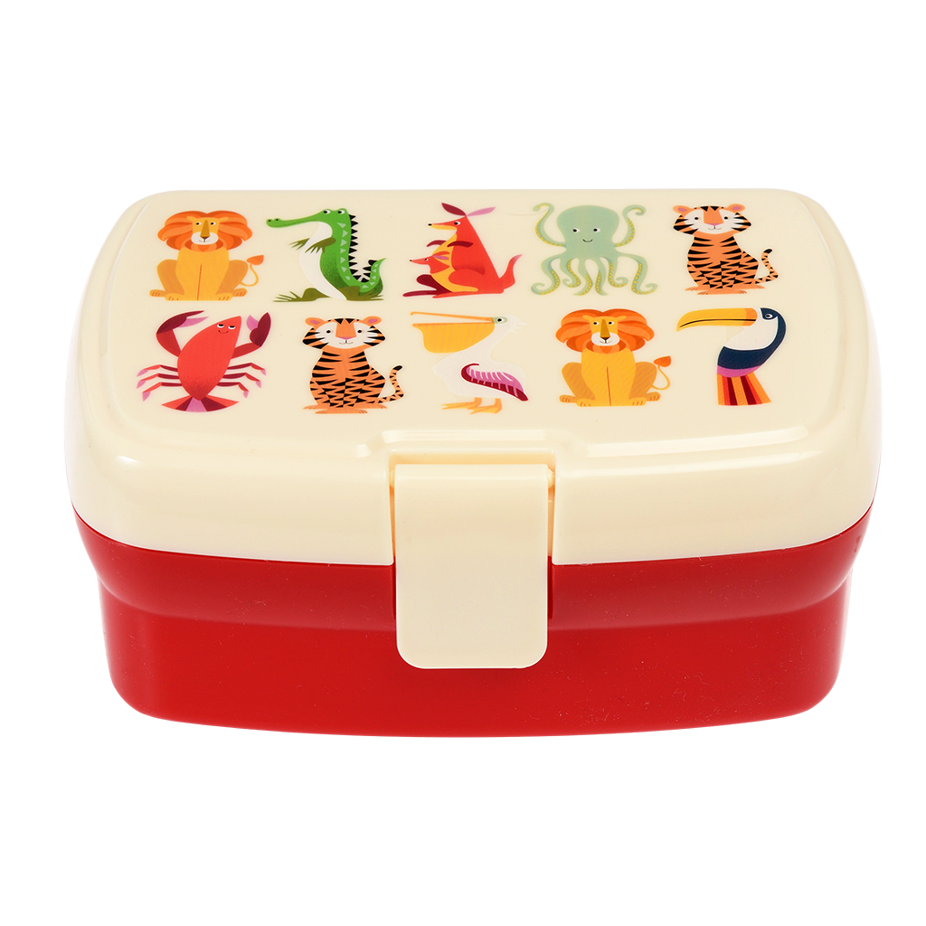 Colourful Creatures Lunch Box With Tray | Rex London