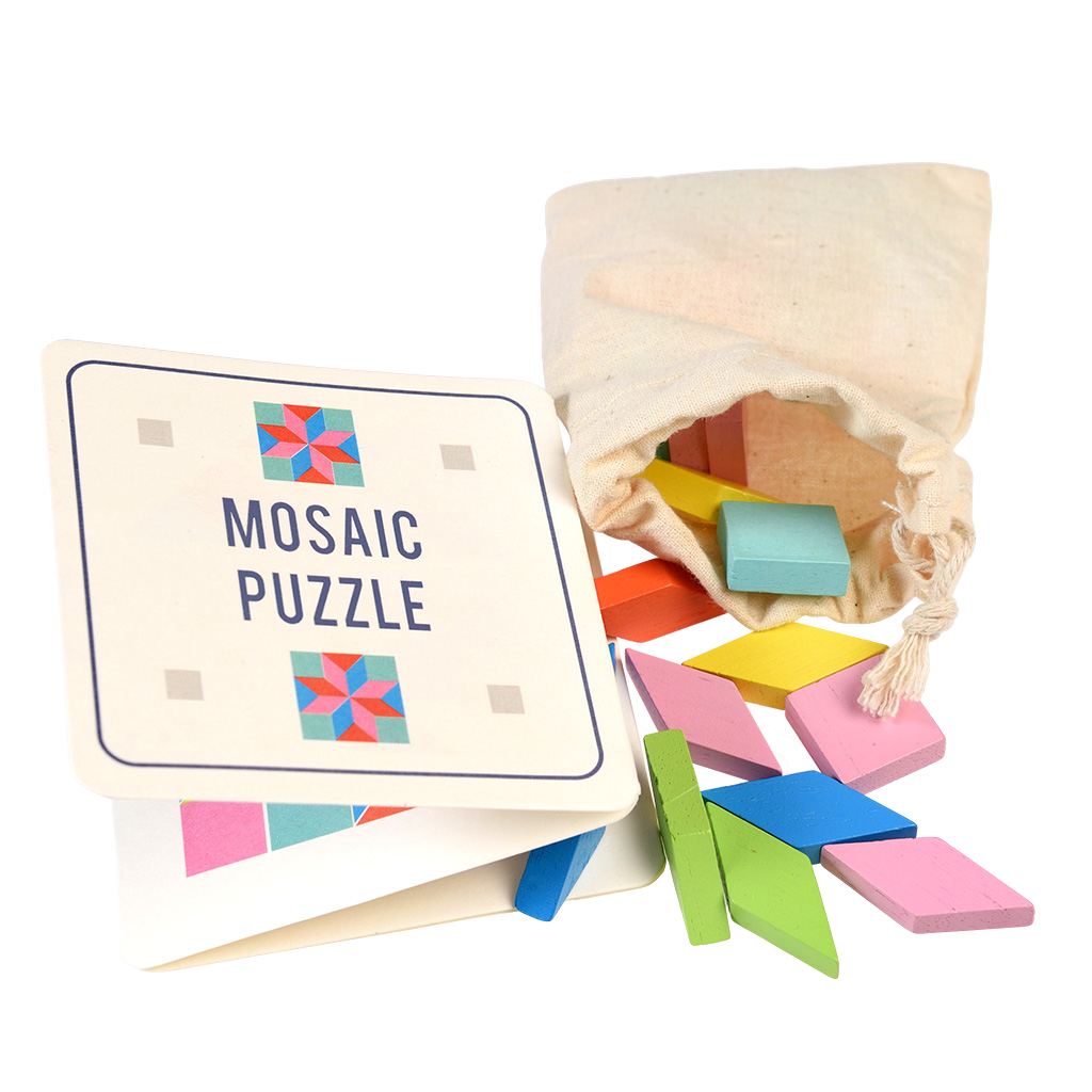Wooden Mosaic Puzzle In A Tin | Rex London