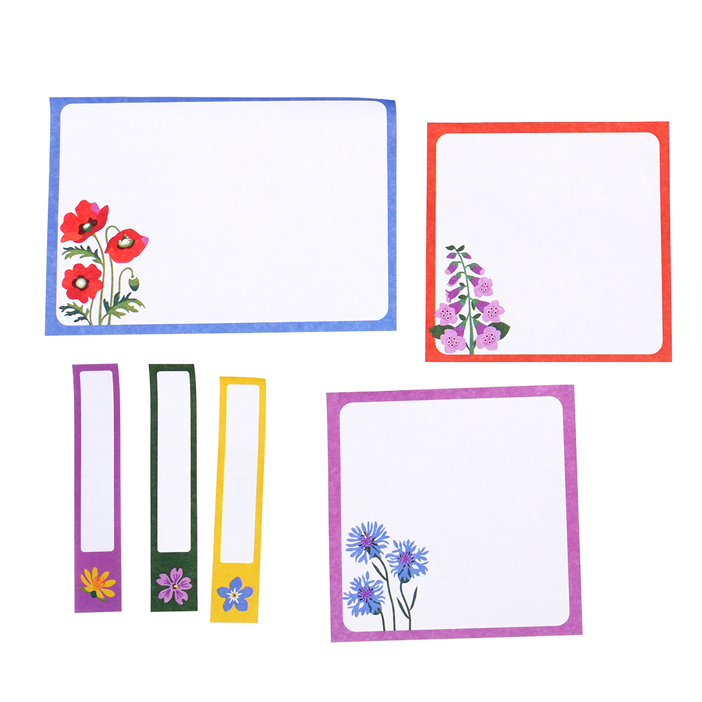 Wild Flowers Sticky Notes | Rex London