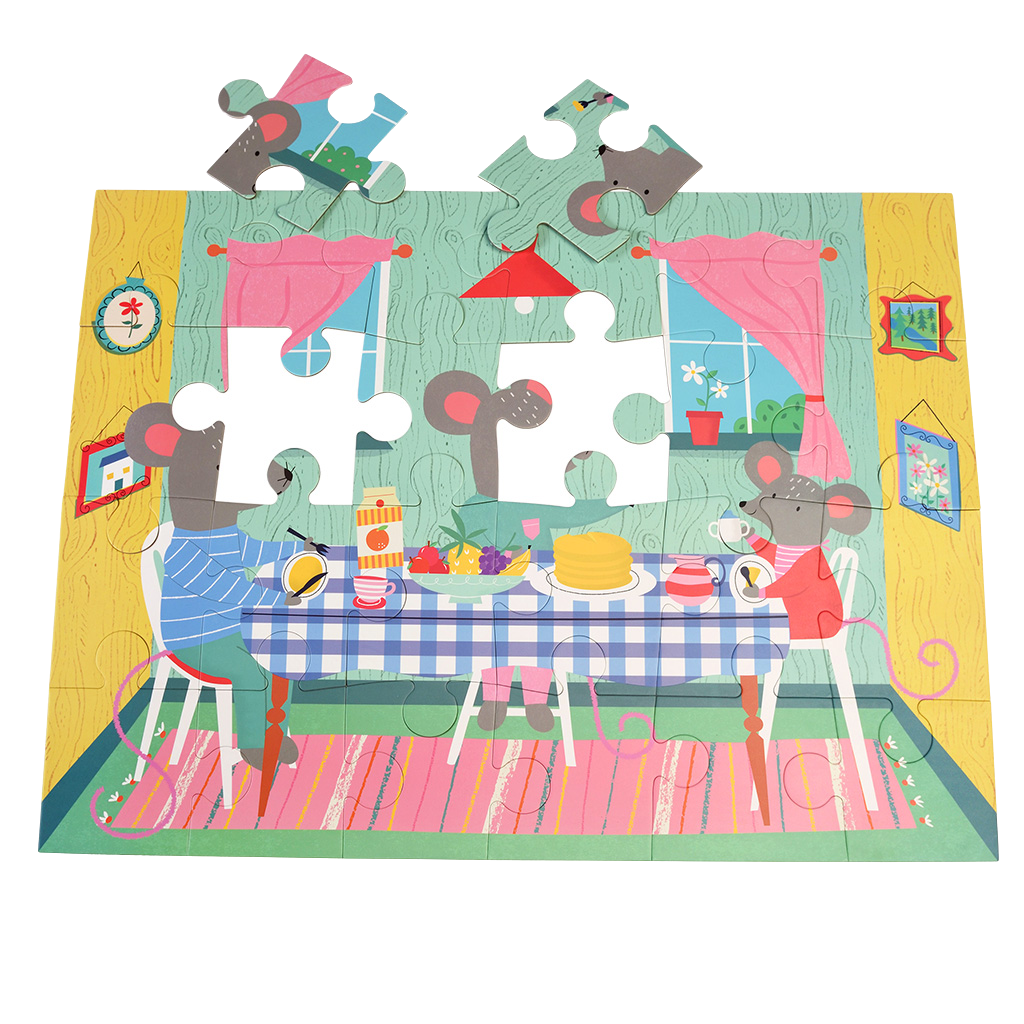 Mouse In A House Floor Puzzle | Rex London