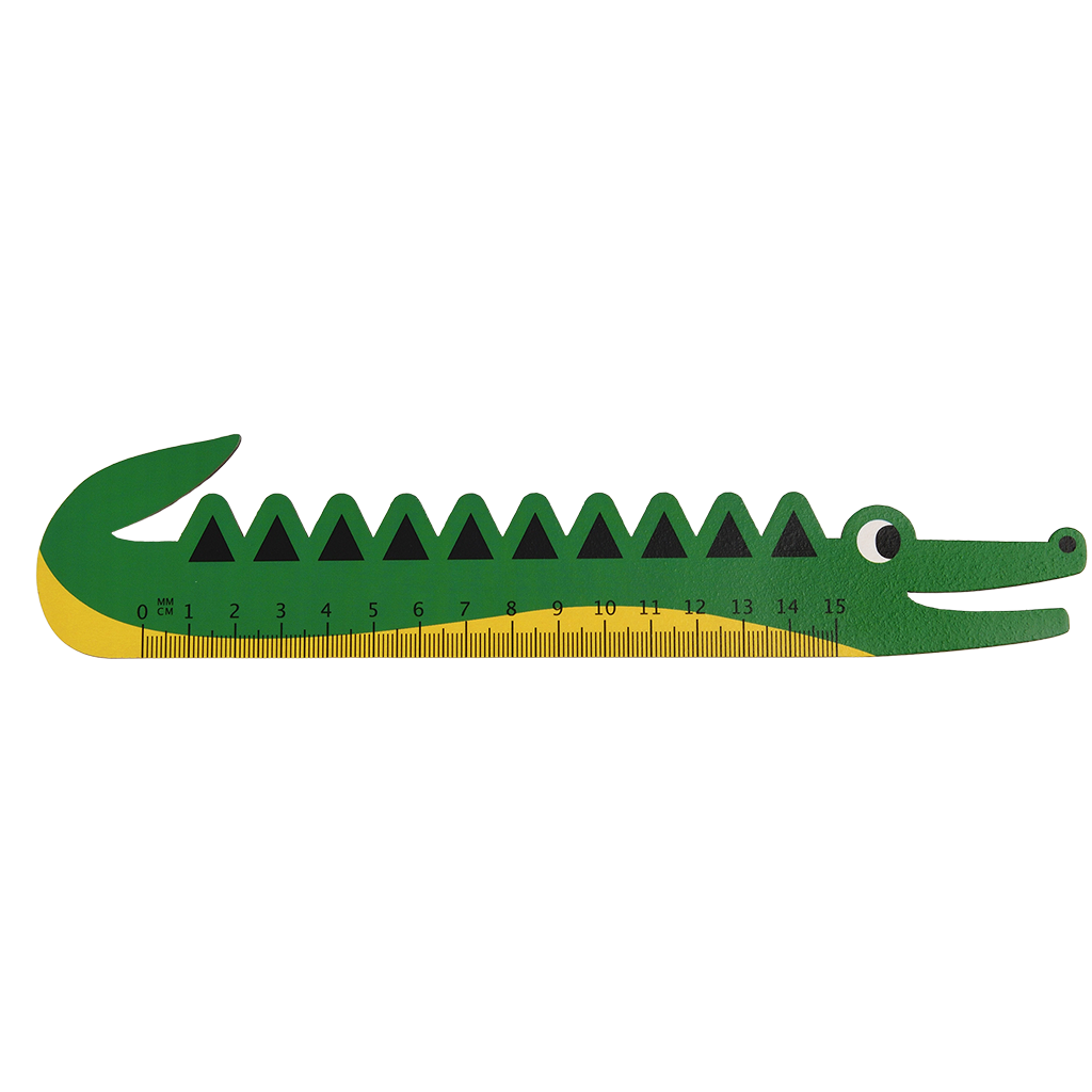 Crocodile Wooden Ruler | Rex London Crocodile Wooden Ruler | Rex London