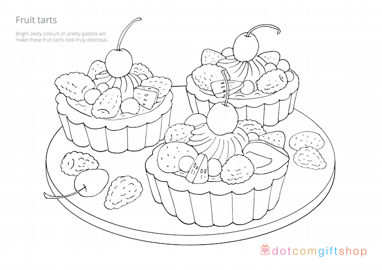 Free baking colouring sheets | Rex London blog