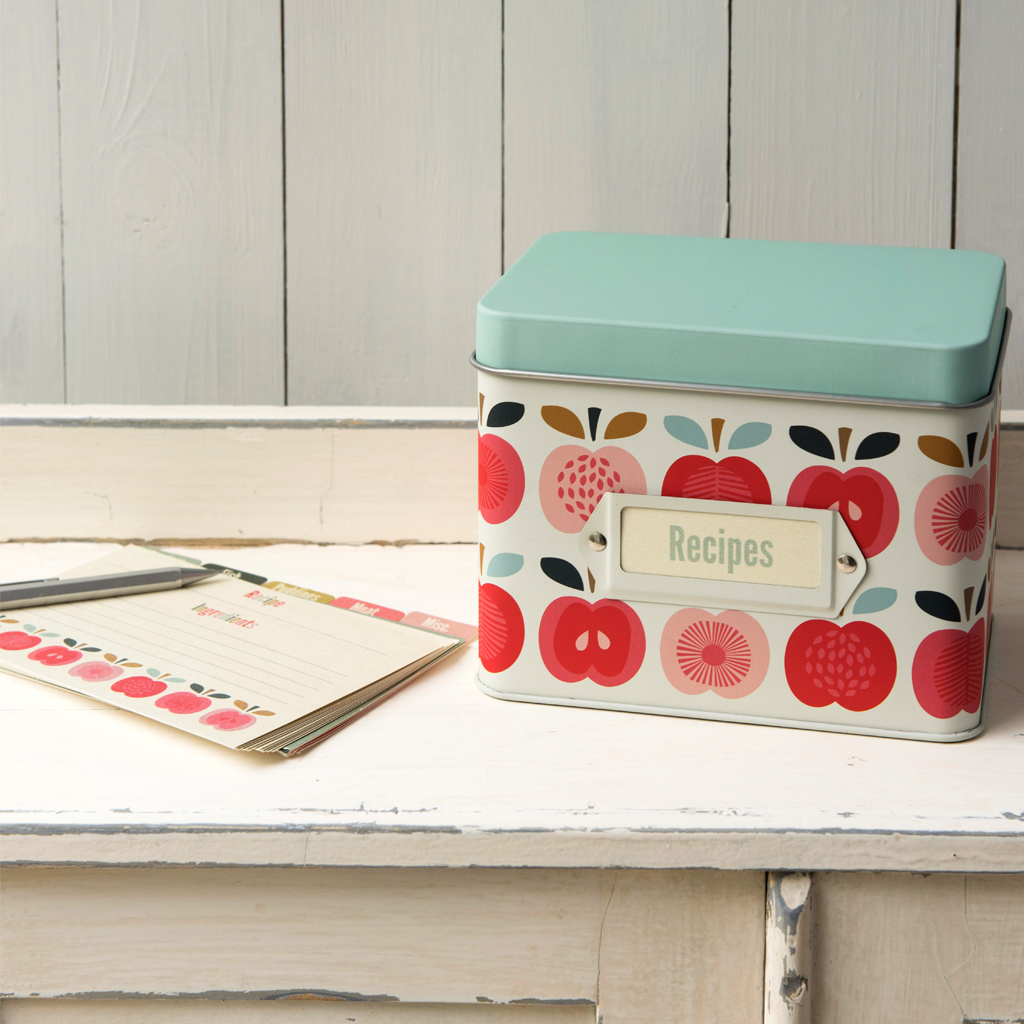 Vintage Apple Recipe Tin | Rex London